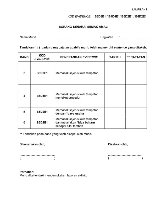 Senarai semak ert | PDF
