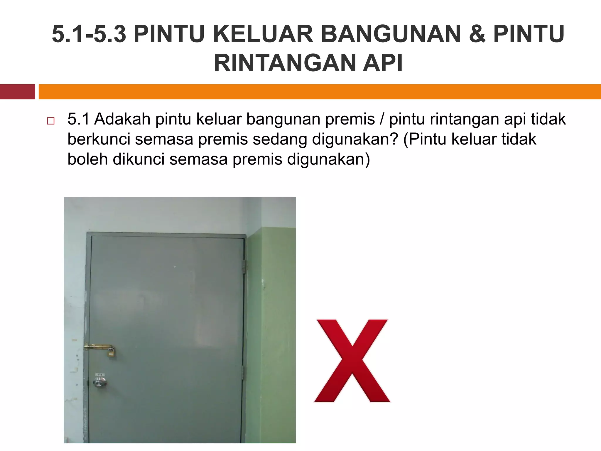 Senarai semak pengauditan keselamatan kebakaran untuk klinik kesihatan ...
