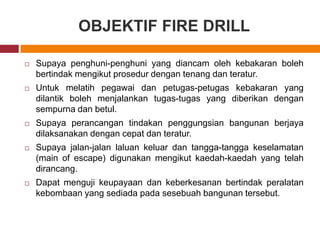 Senarai semak pengauditan keselamatan kebakaran untuk klinik kesihatan ...