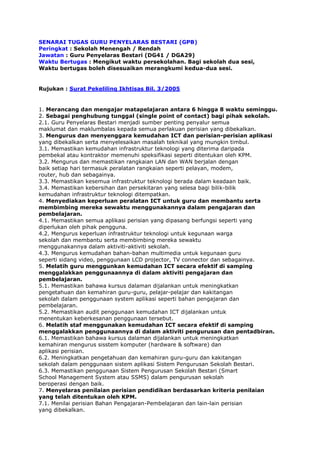 Senarai tugas guru penyelaras bestari | PDF