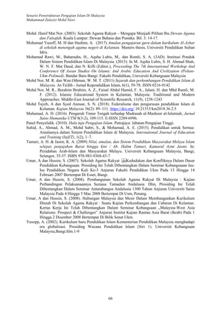 Senario penstrukturan pengajian islam di malaysia (Restructuring ...