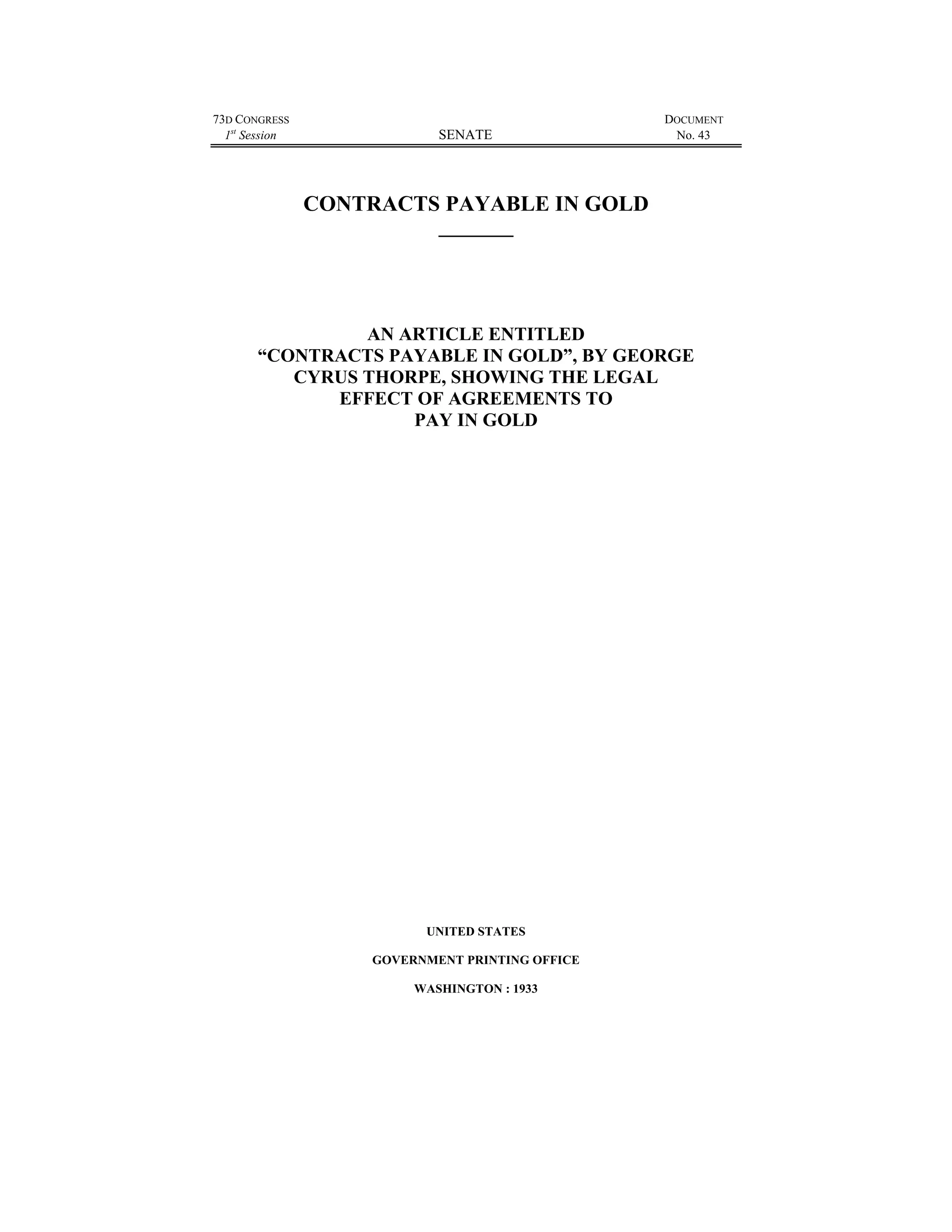 Senate Document 43 | PDF