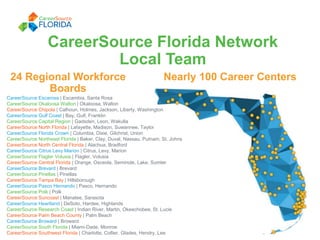 Presentation to the Florida Senate Appropriations Subcommittee on ...