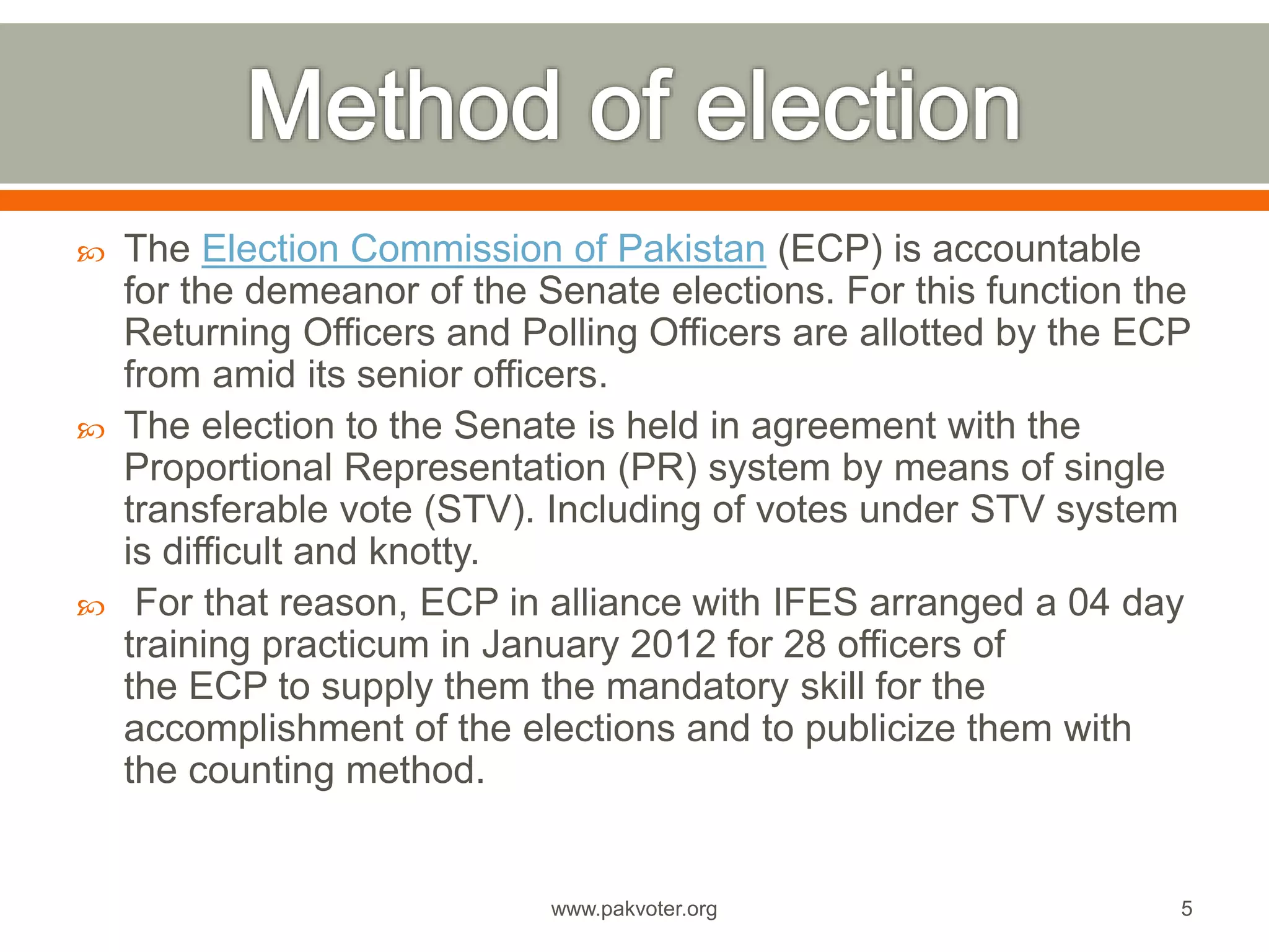 Senate of pakistan | PPTX