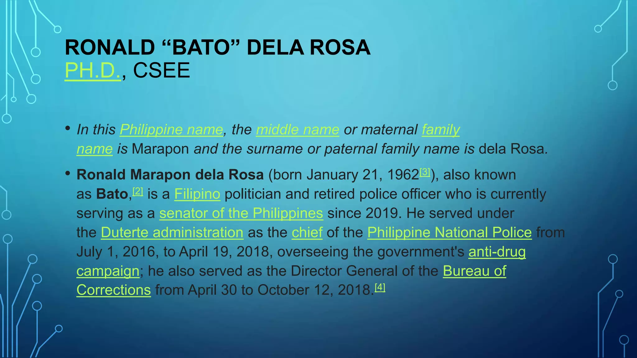 Senator Bato Dela Rosa.pptx