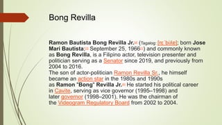 SENATOR Bong Revilla.pptx