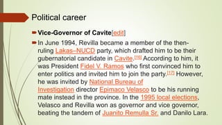 SENATOR Bong Revilla.pptx