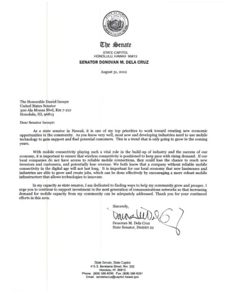 Senator donovan dela cruz letter copy | PDF