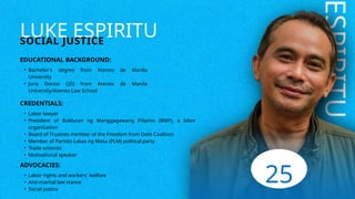 Personal Choice for the Senatorial Candidate | PPTX