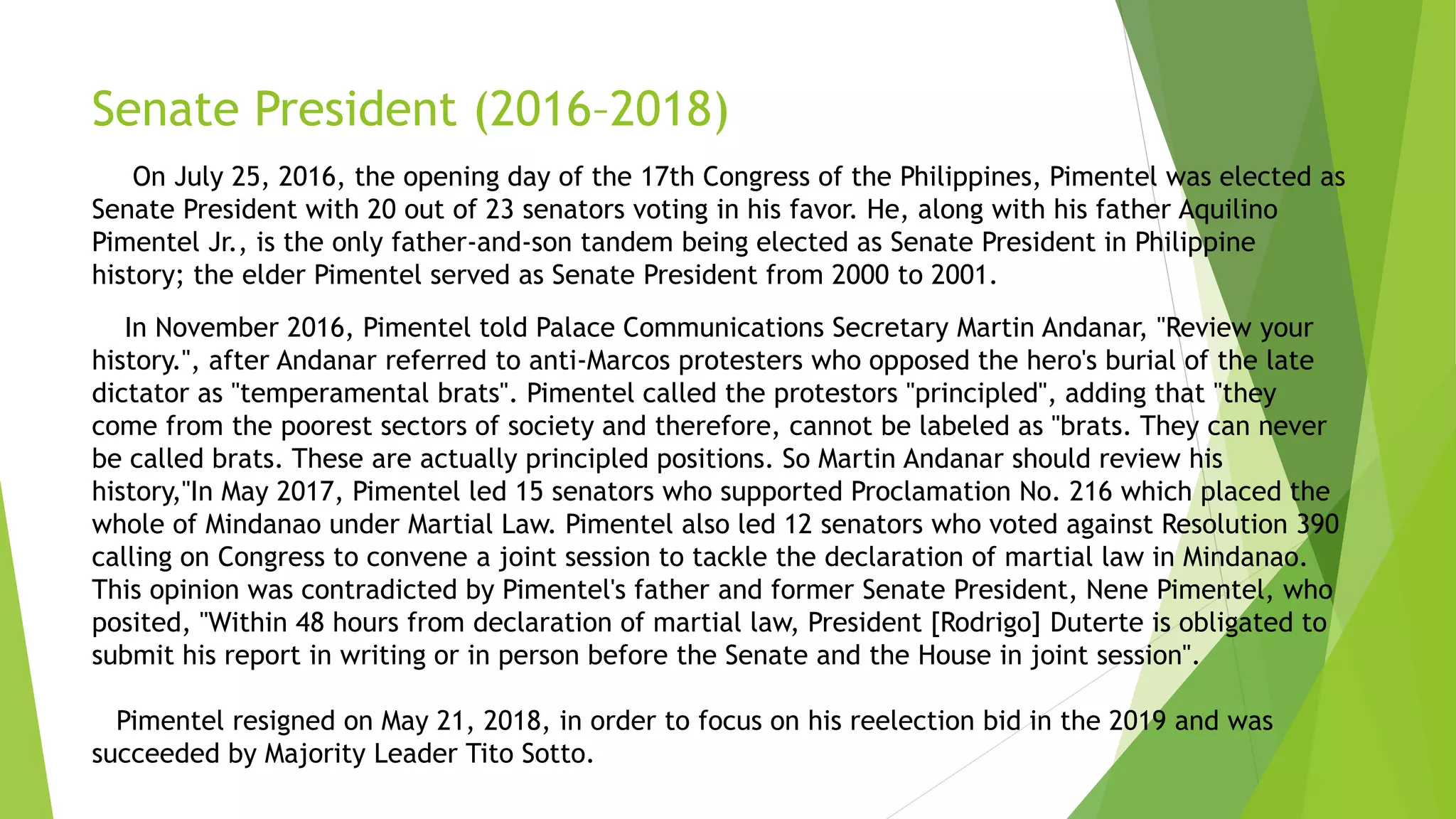 SENATOR KOKO PIMENTEL.dnrsfrncsco.pptx