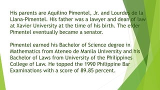 SENATOR KOKO PIMENTEL.dnrsfrncsco.pptx