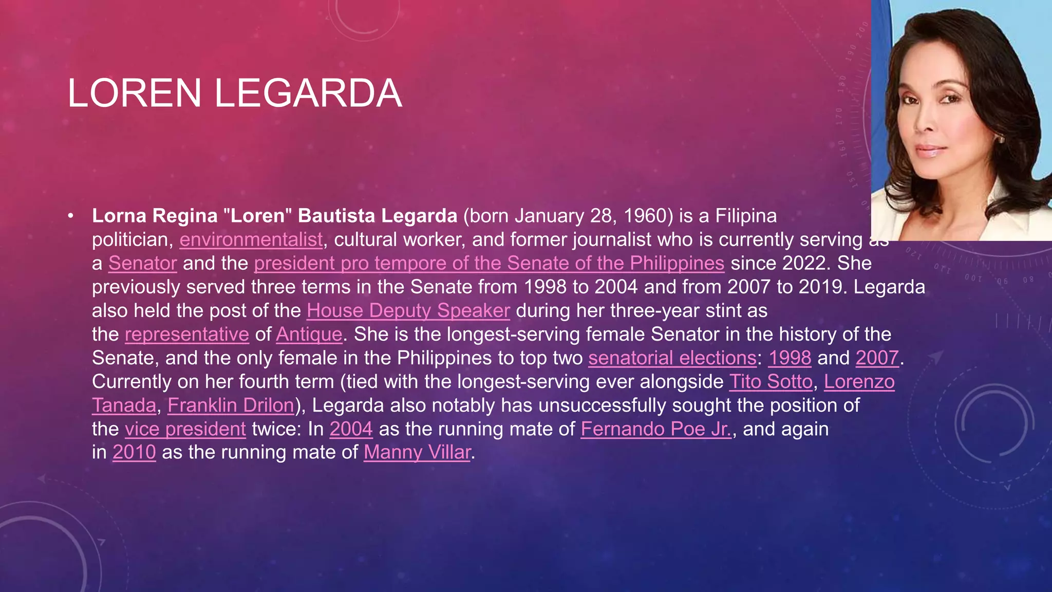 SENATOR LOREN LEGARDA.pptx