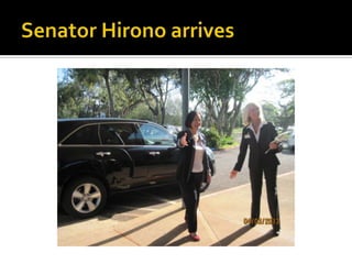 Senator mazie hirono’s visit to hale kula elementary | PPTX