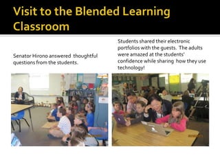 Senator mazie hirono’s visit to hale kula elementary | PPTX