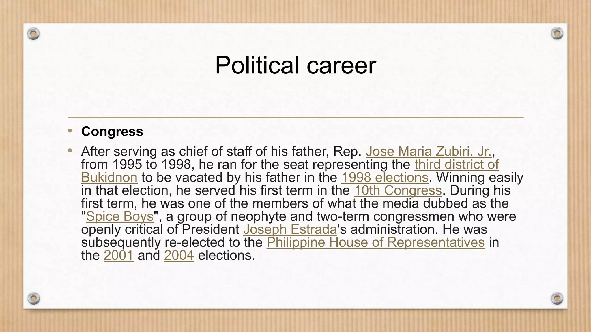 SENATOR MIGZ ZUBIRI.pptx