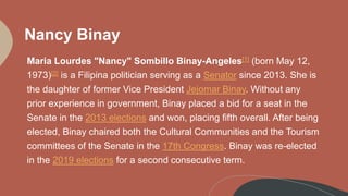SENATOR NANCY BINAY.pptx