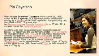 SENATOR PIA CAYETANO.pptx