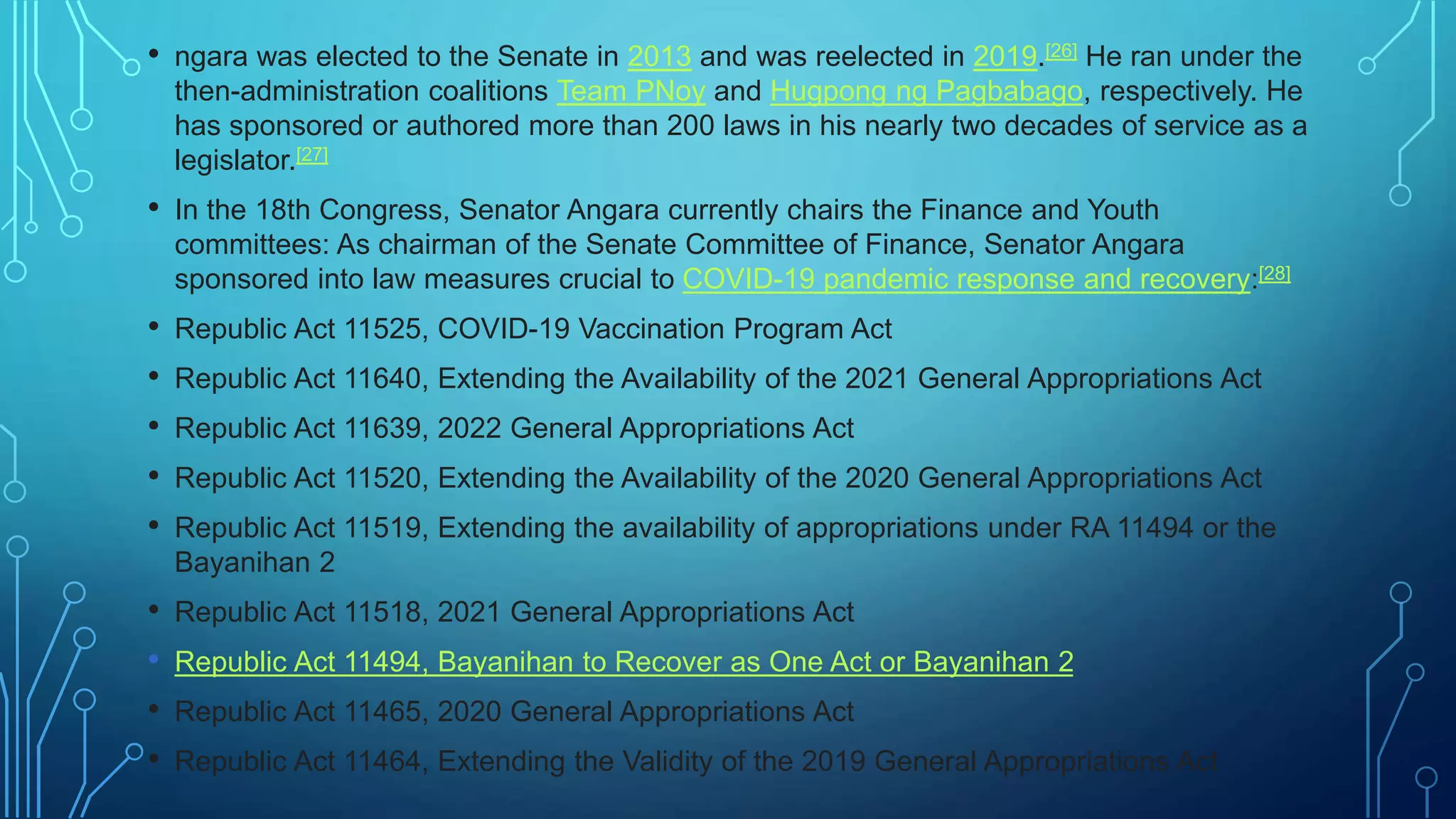 SENATOR Sonny Angara.pptx