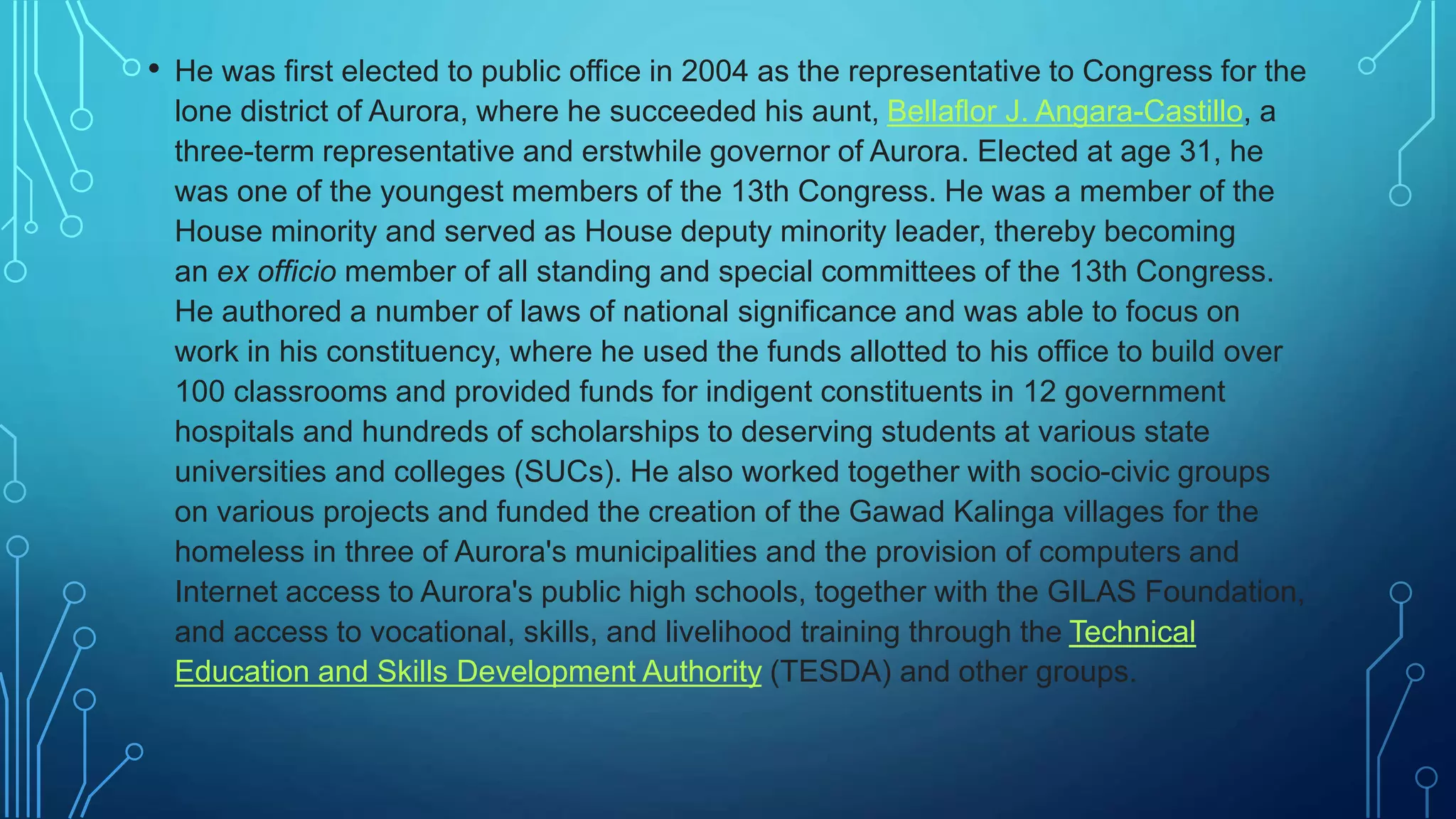 SENATOR Sonny Angara.pptx