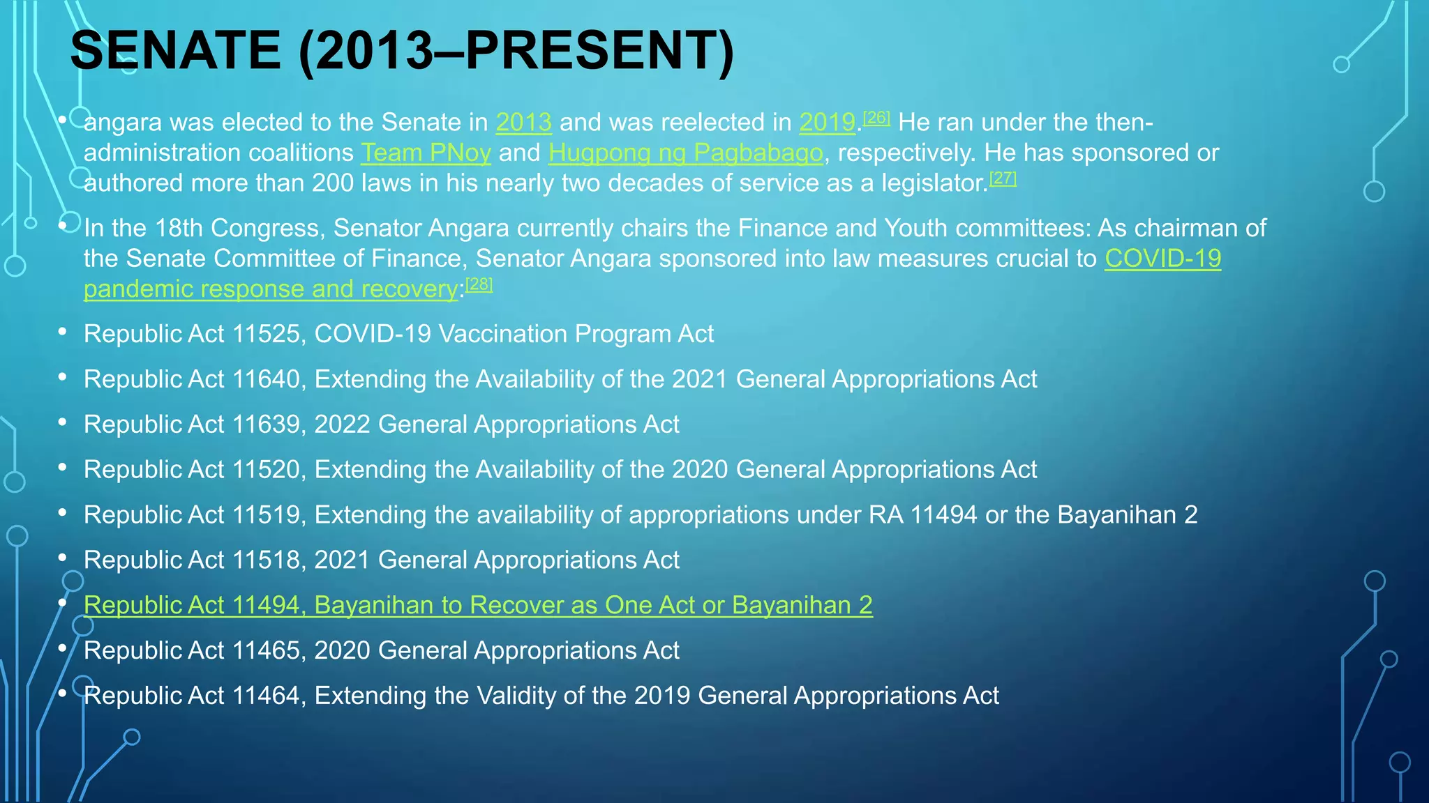SENATOR Sonny Angara.pptx