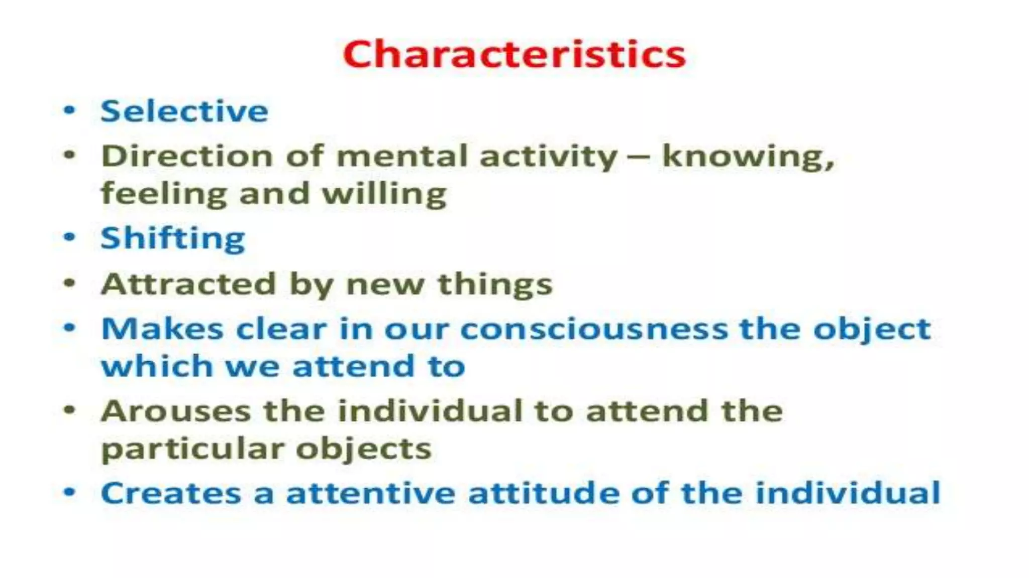 Concepts of Sensation, Perception, Attention, Concept Formation and Problem Solving | PPTX