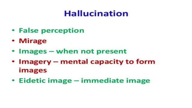 Concepts of Sensation, Perception, Attention, Concept Formation and Problem Solving | PPTX