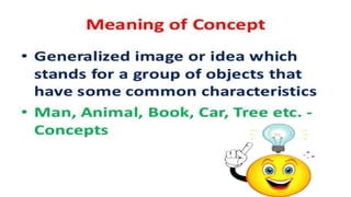 Concepts of Sensation, Perception, Attention, Concept Formation and ...