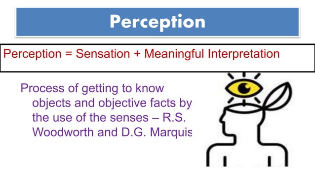 Concepts of Sensation, Perception, Attention, Concept Formation and Problem Solving | PPTX