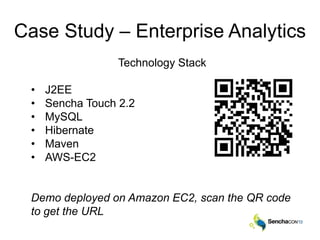 SenchaCon 2013 - Enterprise Grade Analytics Using Sencha Touch Charts | PPT