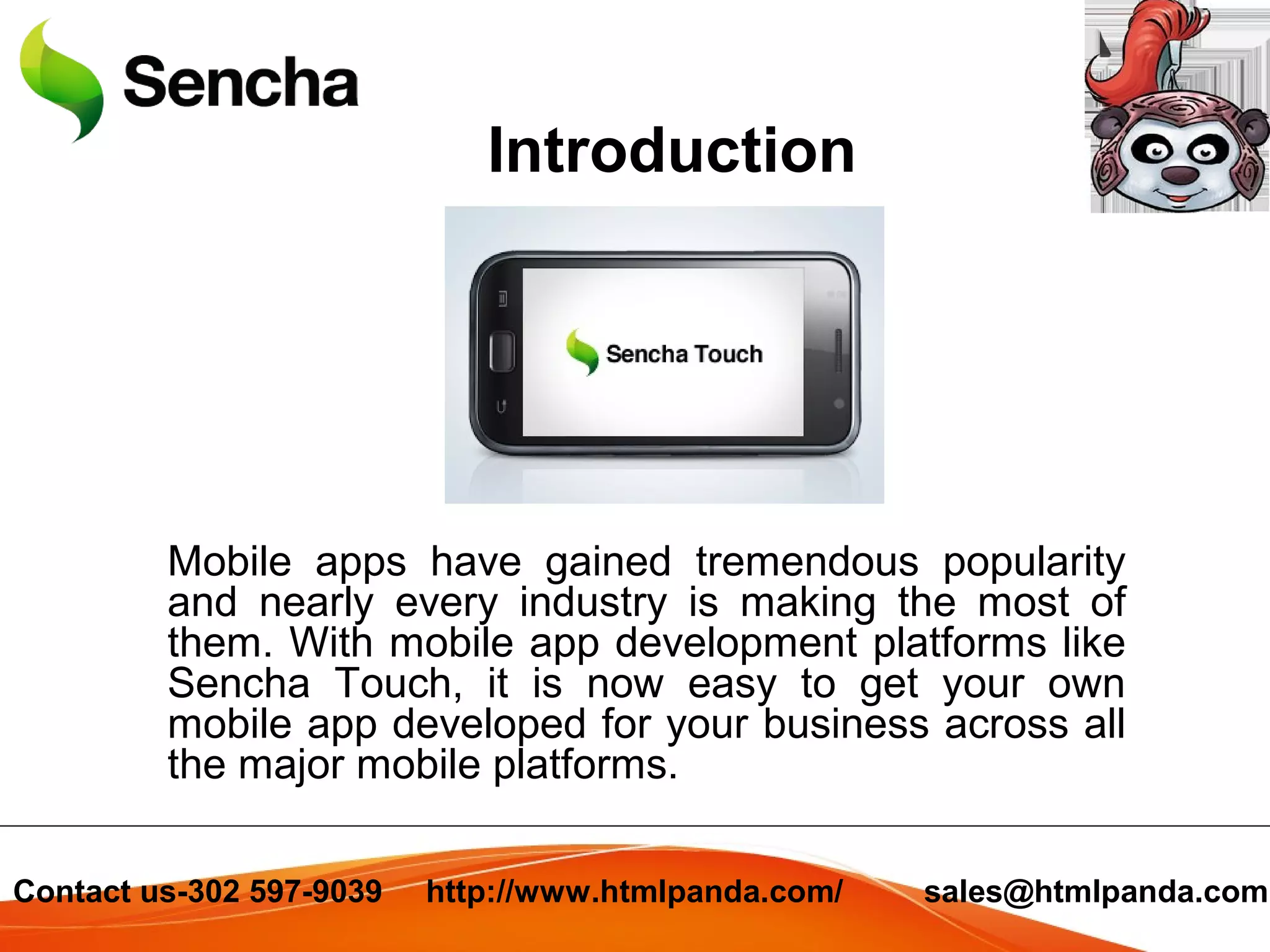 Sencha Touch Mobile App Development Ppt 2525