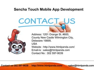Sencha touch mobile app development | PPT
