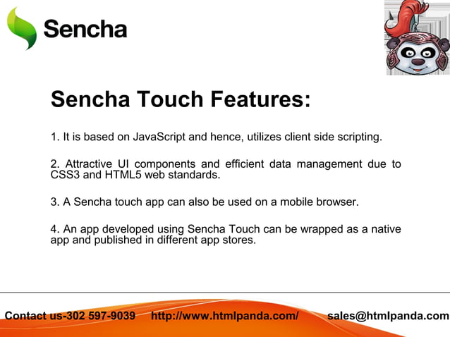 Sencha touch mobile app development | PPT