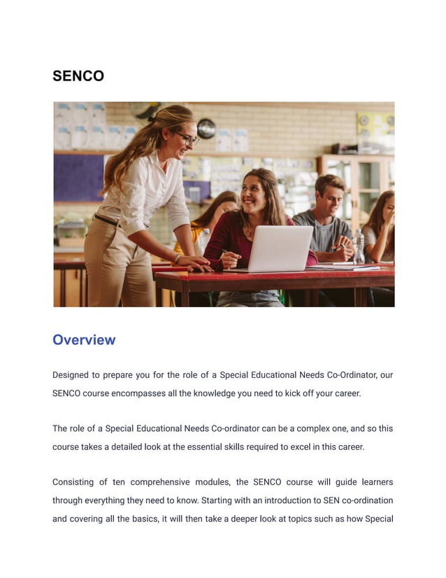 SENCO | PDF