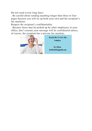 Send a fax to a company or an organization requesting information .docx