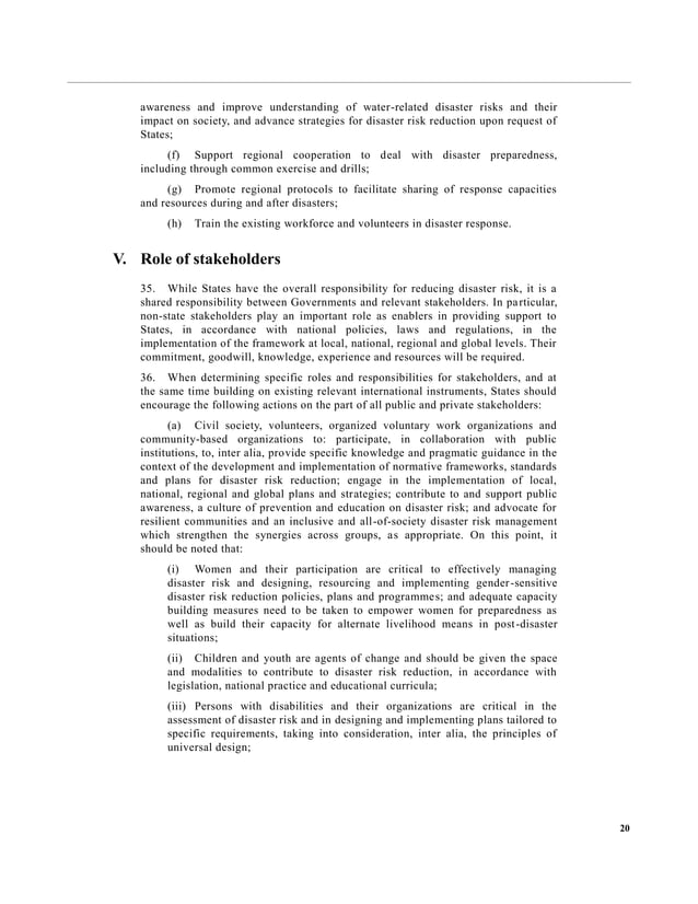 Sendai framework for_disaster_risk_reduction_2015-2030 | PDF