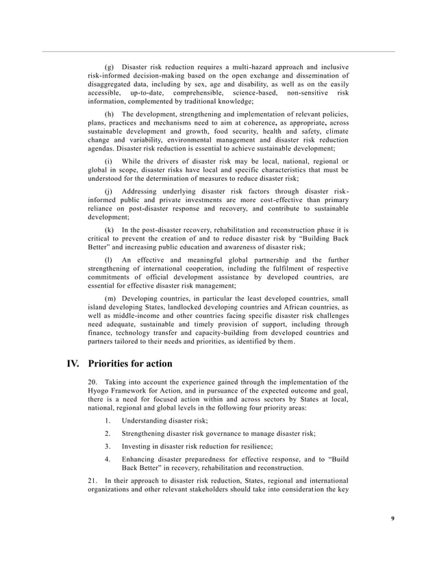 Sendai framework for_disaster_risk_reduction_2015-2030 | PDF