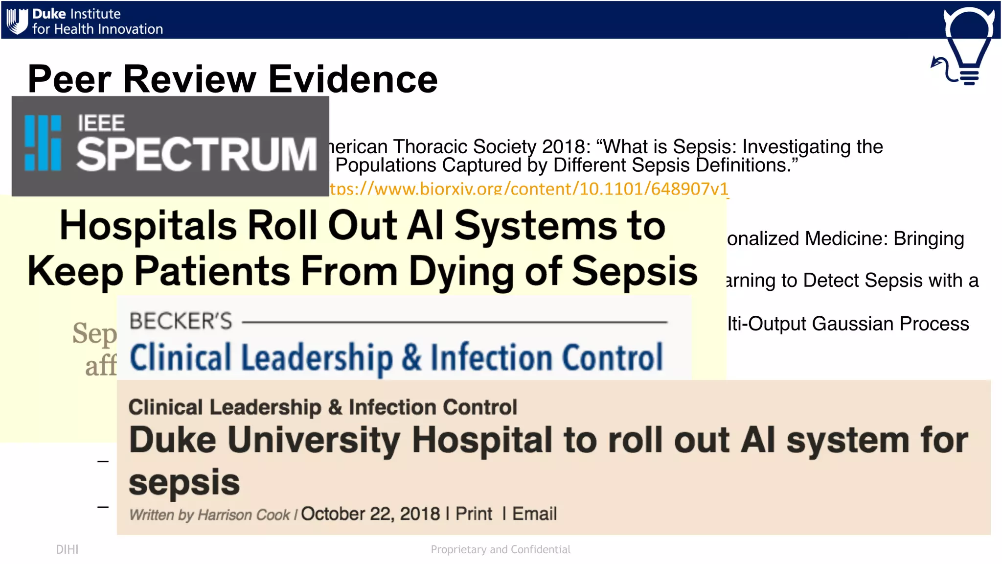 2019 Triangle Machine Learning Day - Integration of Sepsis Watch, a ...