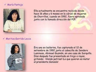 Sendero luminoso y mrta | PPTX