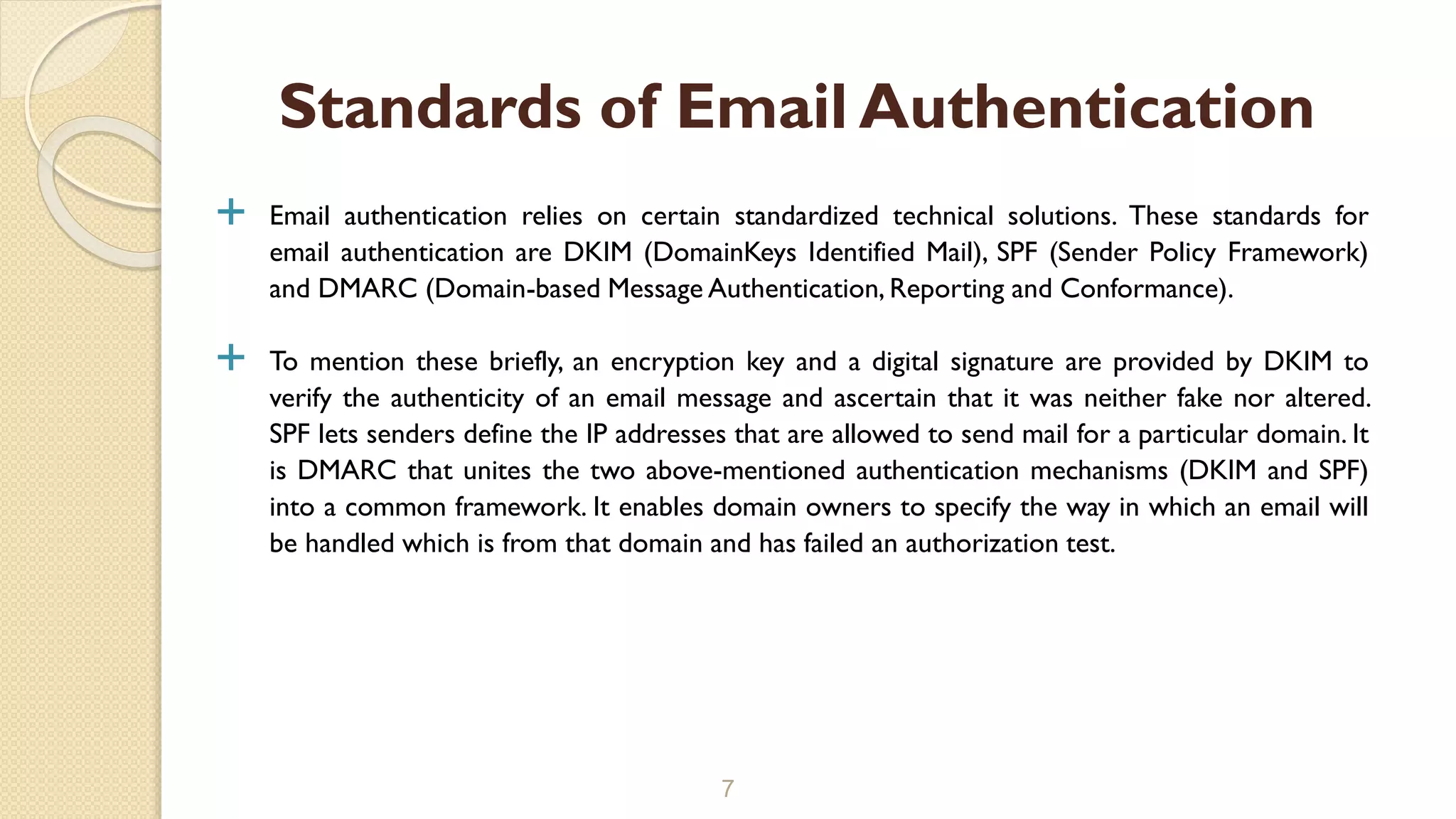 Sender Policy Framework (SPF): An Email Authentication Technique | PPTX