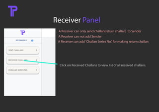 How to create & receive delivery challan | PDF