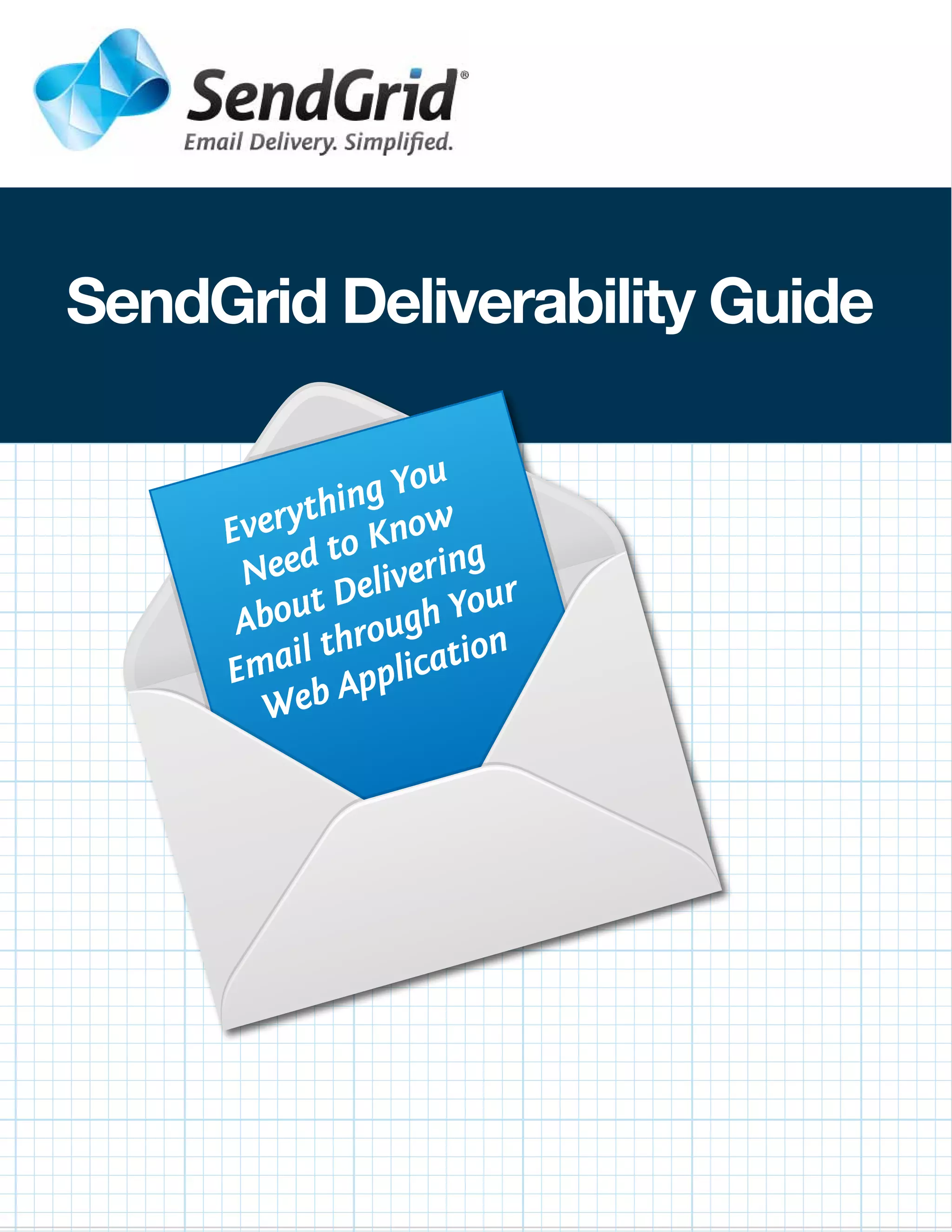 Sendgrid Deliverability Guide | PDF