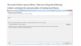 Sending and receiving messages in mq queues | PPTX