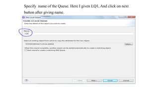 Sending and receiving messages in mq queues | PPTX