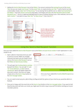 Sending a Word or Excel Doc as the body of your email.pdf