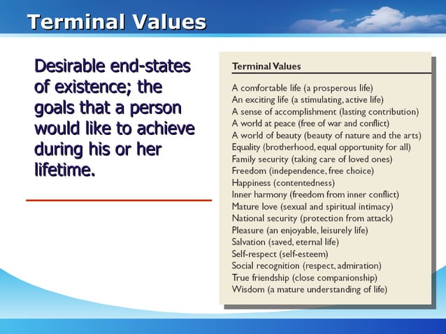 Organizational Behavior - Values, Attitude, Job Satisfaction | PPT