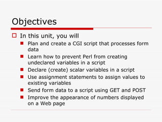 Sending data in cgi | PPT