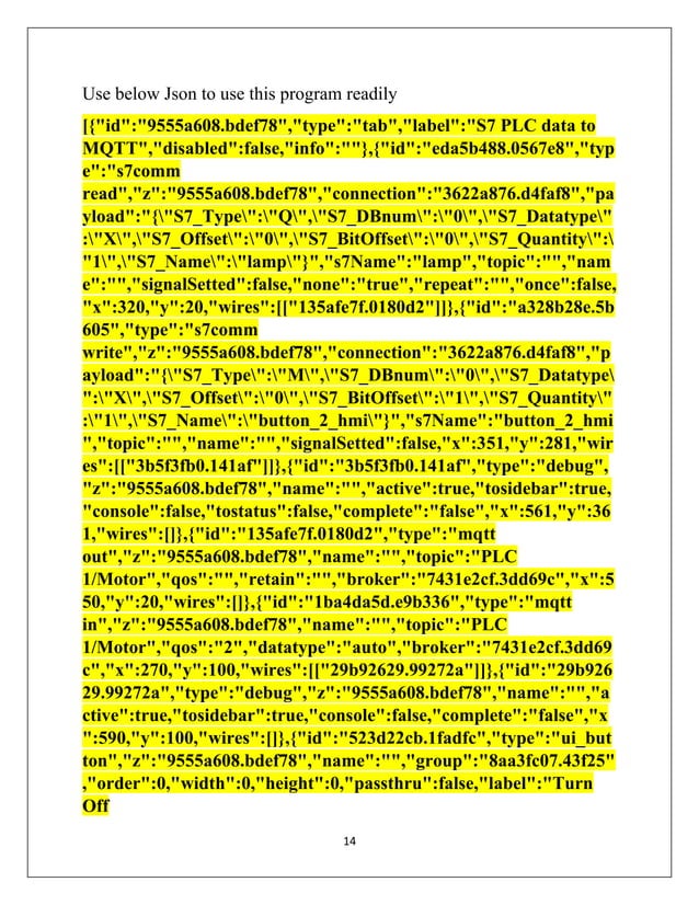 Sending Siemens S7 Controller Data to Cloud Over MQTT Using Node Red With Revolution Pi | PDF ...