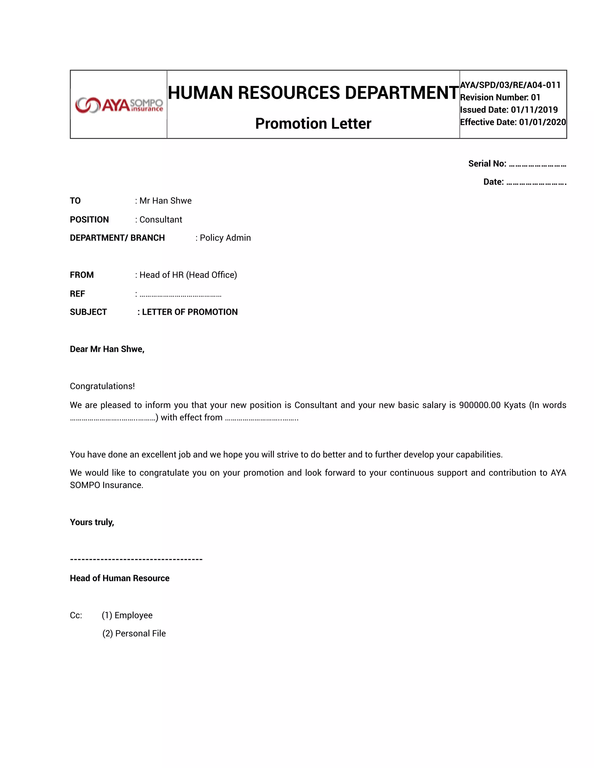 Send letters mi hcm | PDF