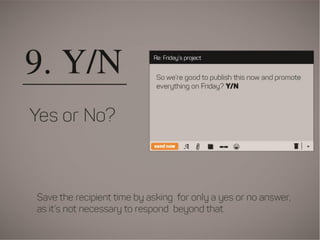 20 Acronyms in Email you need to know | PPT