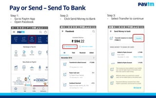 Send money to bank | PDF